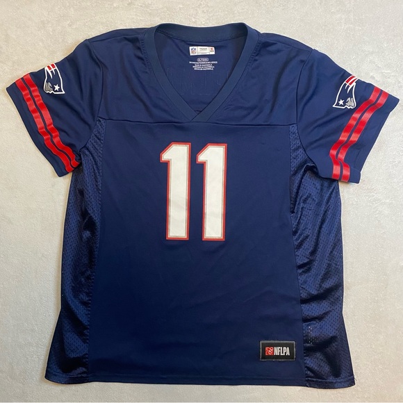 NFL | Shirts & Tops | Nfl Womens Xl Football Jersey New England ...